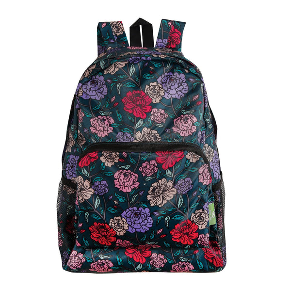 Eco Chic Lightweight Foldable Backpack Big Bold Floral – Eco Chic ...