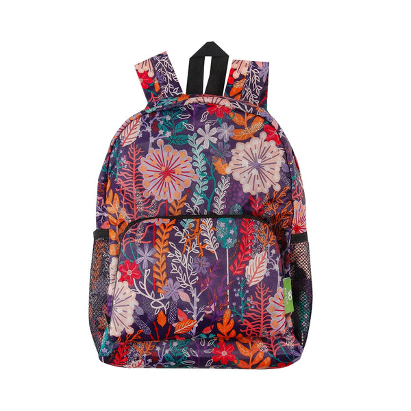 Eco Chic Lightweight Foldable Mini Backpack Lush Floral – Eco Chic ...